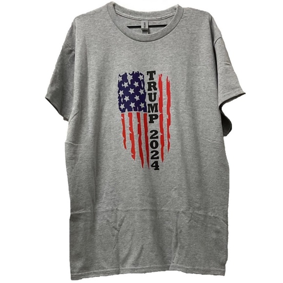 Gildan | Tops | Trump 224 Red Blue With Stars American Flag 00 Heavy ...